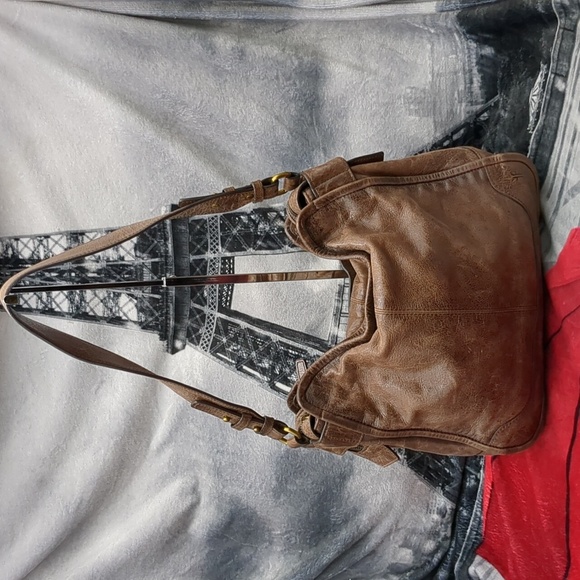 Frye | Bags | Frye Distressed Leather Bag | Poshmark